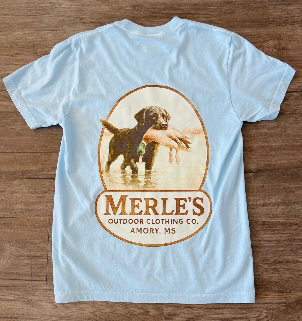 Merle’s Blue Dog and Duck Shirt – Willow at Merle Norman
